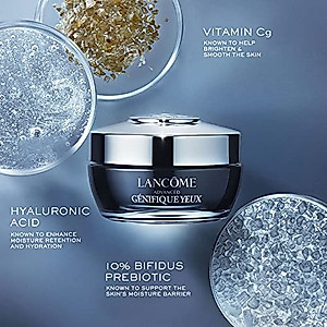 Lancôme Advanced Génifique Eye Cream - For Dark Circles & Fine Lines - With Bifidus Prebiotic, Hyaluronic Acid & Vitamin Cg - 0.5 Fl Oz