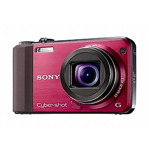 Sony Cyber-Shot DSC-HX7V 16.2 MP Exmor R CMOS Digital Still Camera with 10x Wide-Angle Optical Zoom G Lens, 3D Sweep Panorama, and Full 1080/60i HD Video (Red)