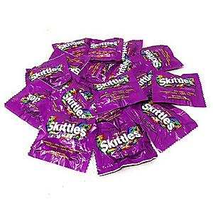 Sk Wild Berry Flavor Candy Coated Fruit Chew Fun Size 1.5 Lbs Individually Wrapped Bulk Party Assortment 25+ Bite Size Mini Packs In Resealable Bag (24 Oz)