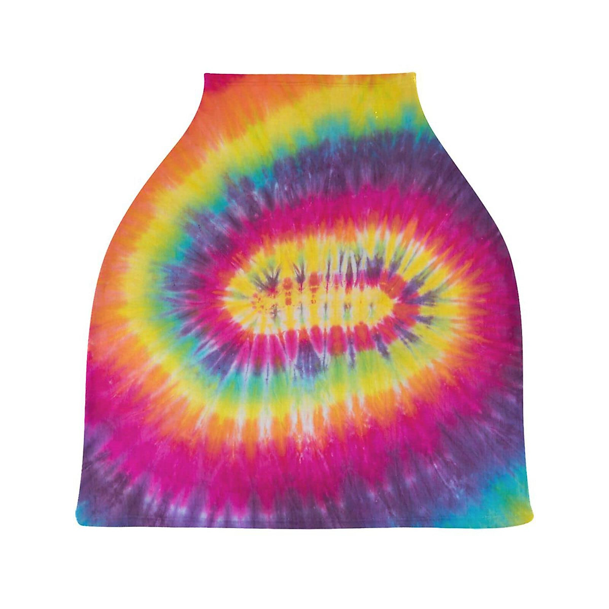 Kigai Rainbow Tie Dye Nursing Cover for Baby Car Seat Covers Breathable Infant Stroller Cover Soft Breastfeeding Scarf