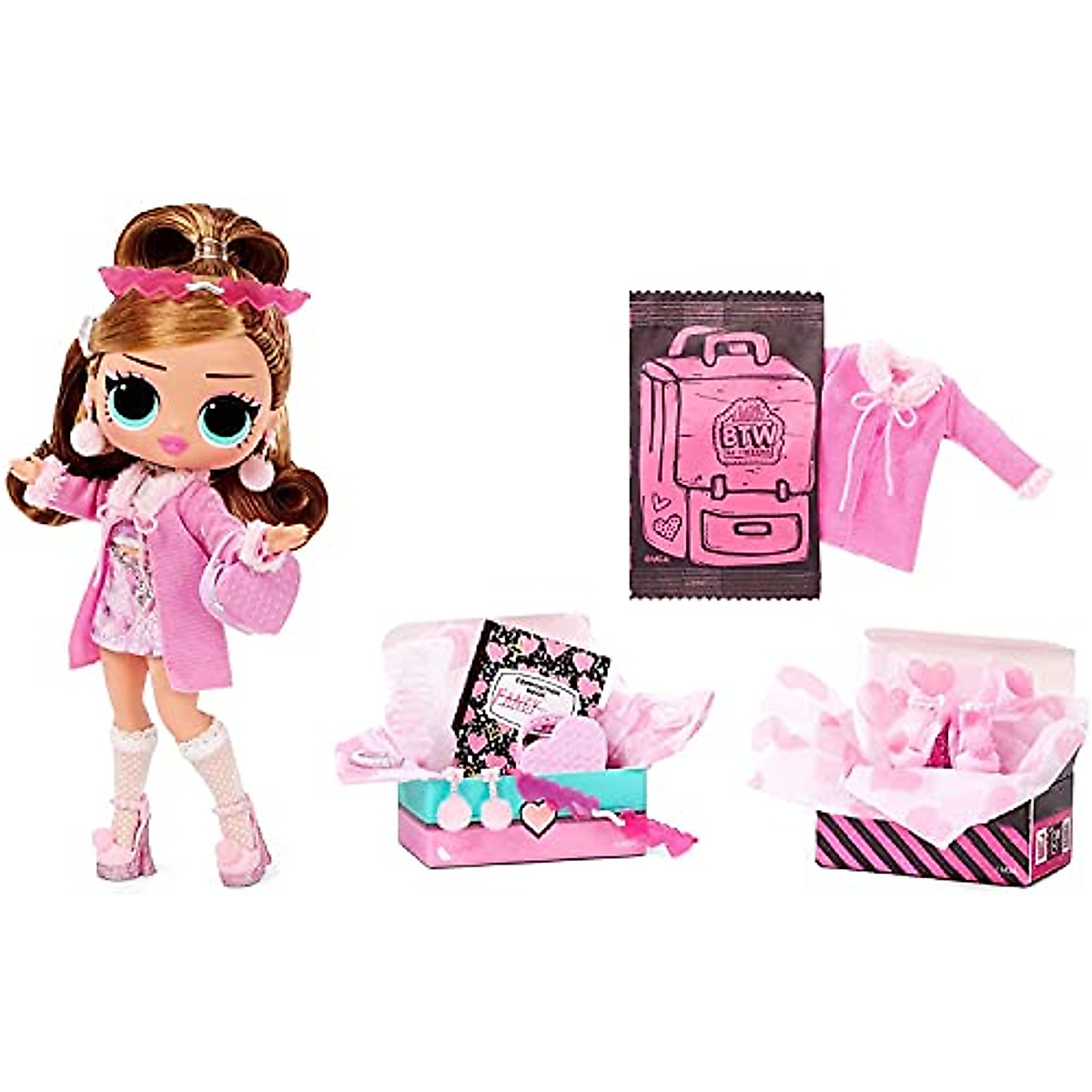 L.O.L. Surprise! Tweens Fashion Doll Fancy Gurl with 15 Surprises Including Pink Outfit and Accessories for Fashion Toy Girls Ages 3 and up 6 inches