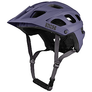 IXS Unisex Trail EVO Helmet (Grape,M/L)- Adjustable 58-62cm Adult Helmets for Men Women,Protective Gear with Quick Detach System
