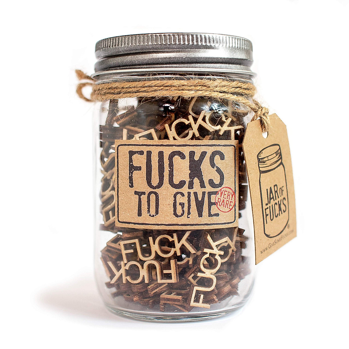 "FU*cks to Give" Jar of F Gag Gift Swear Jar