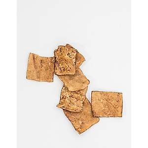 Frankly Pet Original Beef Chew - Peanut Butter Flavored Chips - Collagen Packed, Ingredients Sourced and Manufactured in The U.S.A. - 16 Oz Bag