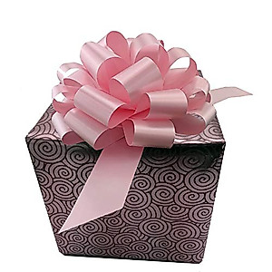 Big Easter Gift Basket Pull Bows - 9" Wide, Set of 9, Light Pink, Blue, Yellow, Lavender, Bows for Gifts, Christmas, Presents, Boxing Day, Wreath, Birthday, Fundraiser, School Dance, Gift Bows