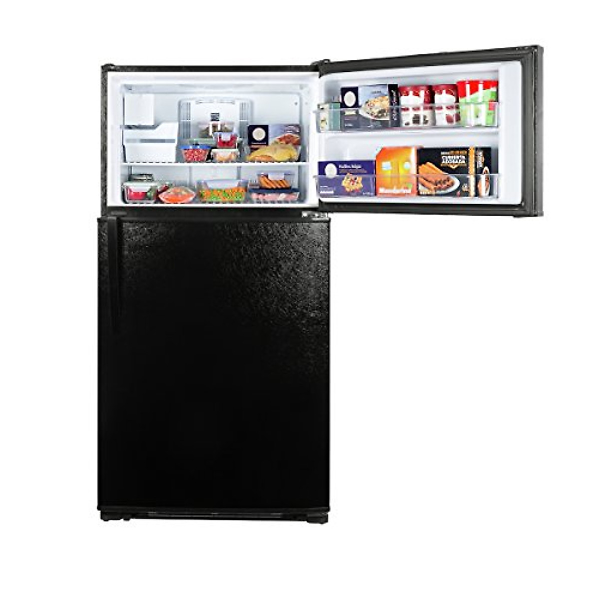 Kenmore Top-Freezer Refrigerator with Ice Maker and 21 Cubic Ft. Total Capacity, Black