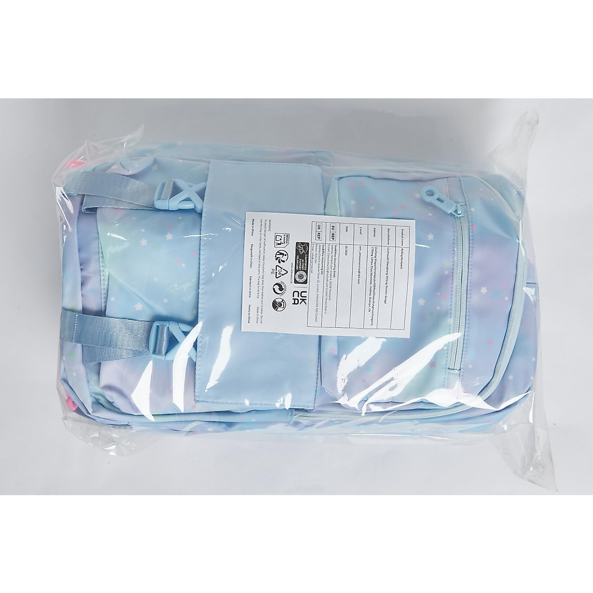 Tanou Rolling Backpack, Lightweight Backpacks with Wheels for Girls, 2023 Kids Roller Bookbags for School Travel, 16 Inch, Purple Star