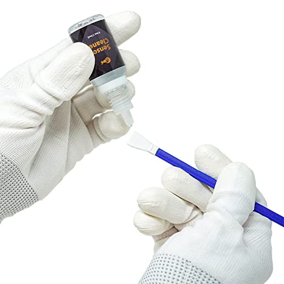 Digital Camera Micro Four-Thirds 4/3 (MFT) 12mm Sensor Cleaning Swabs x 14pcs + 15ml Liquid Cleaner for Mirrorless MILC and ILDC