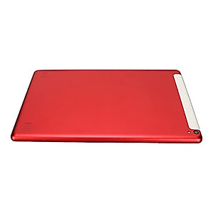 Naroote 10.1in Tablet, Red Calling Tablet for Android 11.0 100‑240V for Working (US Plug)