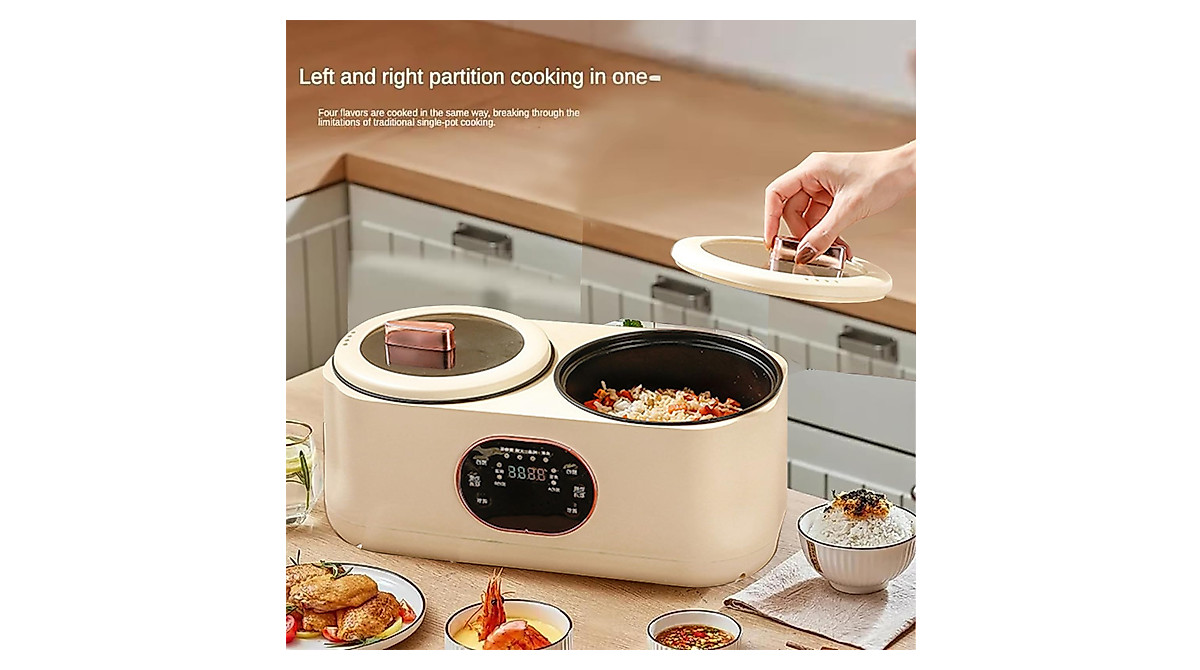 Versatile Electric Rice Cooker for Healthy Cooking