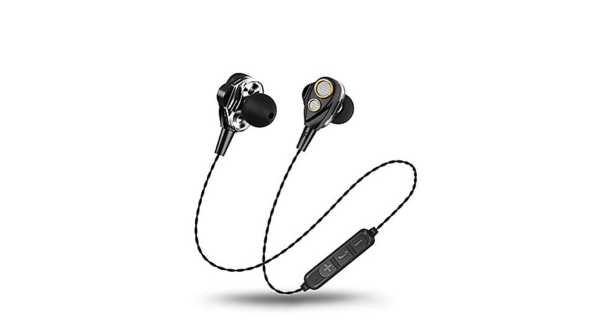 Bluetooth Wireless In-Ear Neckband Headset with TF/SD Card Support