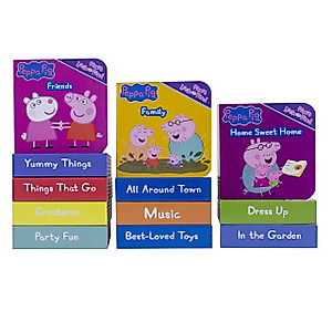 Peppa Pig - My First Library Board Book Block 12-Book Set - PI Kids