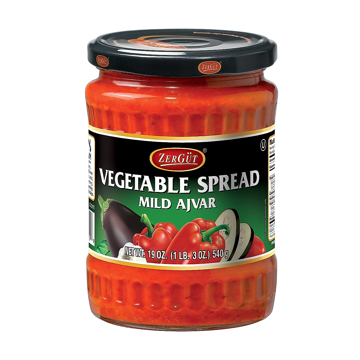 Zergut Ajvar, Mild, 19 Ounce