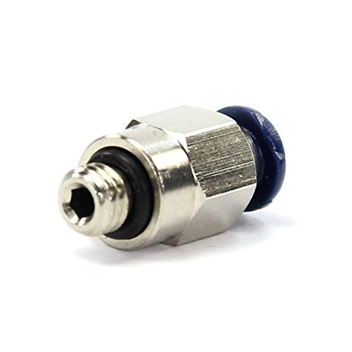 1/8th" Tube X 10-32 Push Lock Fitting For Nylon Hose