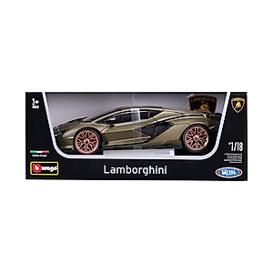 Lamborghini Bburago,Plastic ,1:18 Sián FKP37 - Green