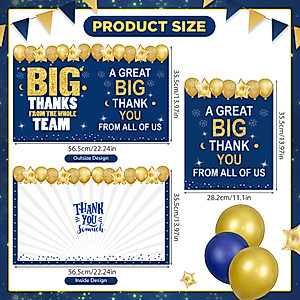Large Thank You Card Jumbo Appreciation Card Giant Farewell Greeting Card Huge Gratitude Thank You Card Farewell Greeting Card Gift for Coworker Office Leaving Goodbye Going Away Retirement Party Decorations