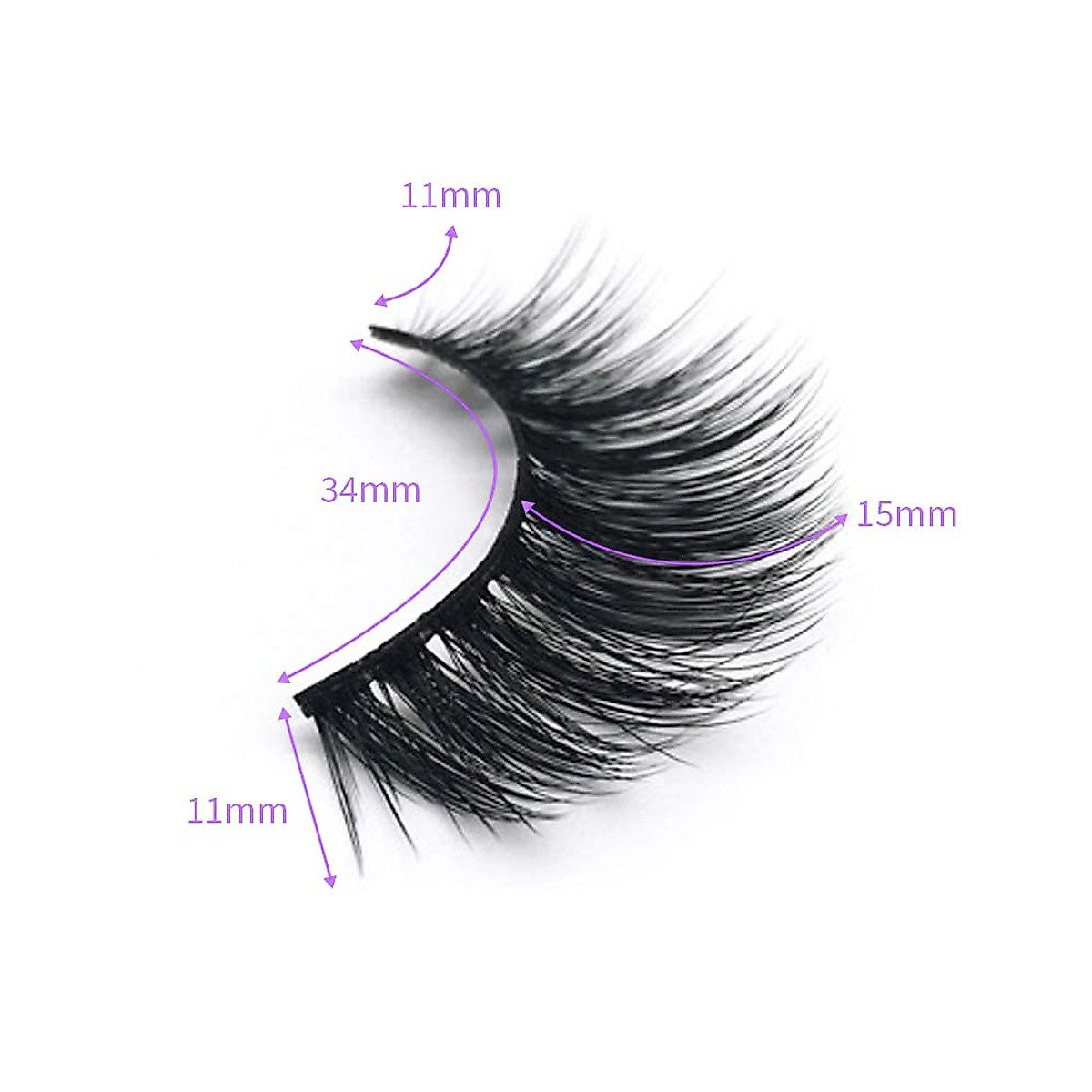 HIPRETTYUS 15 Pairs 3D Mink False Lashes, Wholesale Handmade Reusable 3D Faux Mink Fake Eyelashes, Wispy Long Full Natural Pack…
