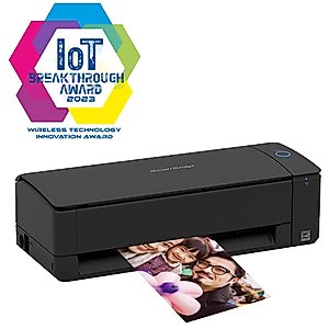 Fujitsu ScanSnap iX1300 Compact Wireless or USB Double-Sided Color Document, Photo & Receipt Scanner with Auto Document Feeder and Manual Feeder for Mac or PC, Black