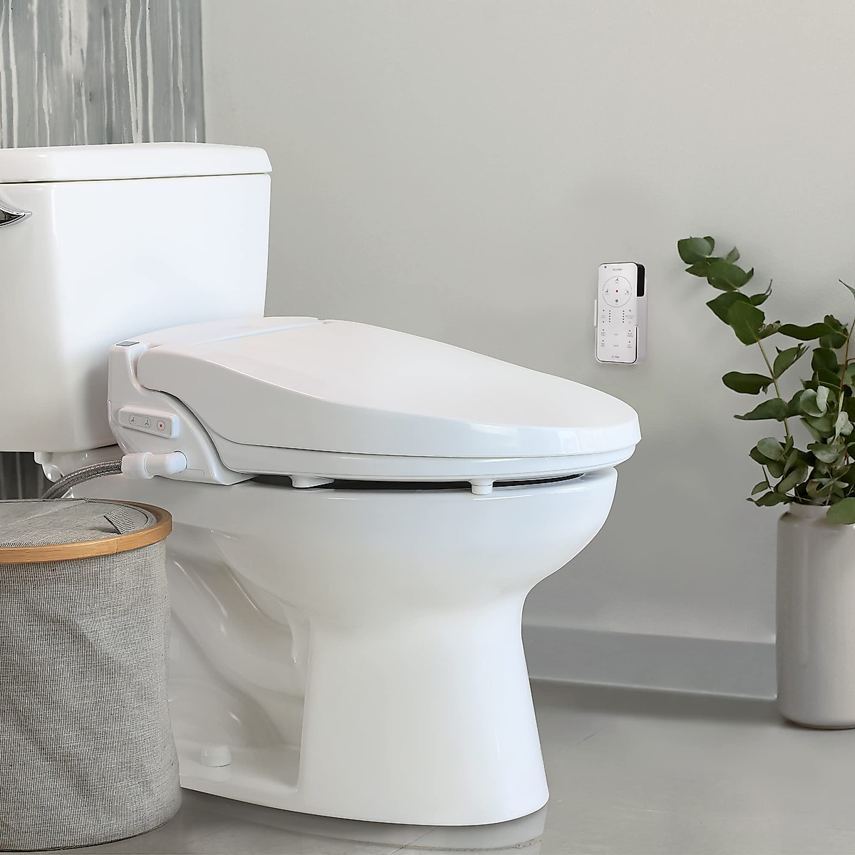 Brondell CL1700 Swash Round Advanced Bidet Seat, Fits Round Toilets, White