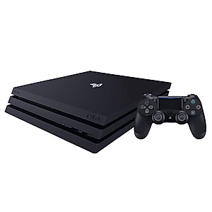 Sony Playstation 4 Pro 4K HDR Gaming Console with DualShock 4 Wireless Controller, 2TB Hard Drive, Jet Black [Video Game] (Renewed)
