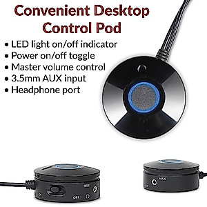 Cyber Acoustics 2.1 Subwoofer Speaker System with 18W of Power – Great for Music, Movies, Gaming, and Multimedia Computer Laptops (CA-3090)