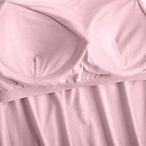 Tank Tops with Built in Bras Padded Cropped Casual Workout Shirts Spaghetti Strap Yoga Tank Tops Summer Camisoles Slim Fit Tank Tops Shelf Bra Camisole Scoop Neck Sleeveless Cami Tops Blouses Pink