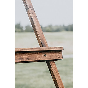 Wooden Easel - Wedding Sign Stand - Floor Easel For Welcome Sign - Large Art Display - Event Signage Holder (68" tall)