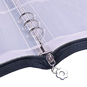 WILLOWDALE Jewelry Organizer Travel, Transparent Jewelry Storage Book with Pockets with 60 Anti-Oxidation PVC Bags for Necklace Earrings Rings Bracelet Postcard