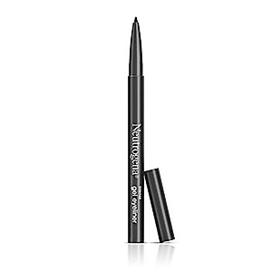 Neutrogena Intense Gel Eyeliner with Antioxidant Vitamin E, Smudge- & Water-Resistant Eyeliner Makeup for Precision Application, Smokey Gray, 0.004 oz