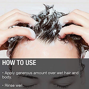 GREAT CLIPS GRIT Hair & Body, 16.9oz | 3-in-1 Shampoo, Conditioner & Body Wash for Men | Washes & Moisturizes Hair & Skin