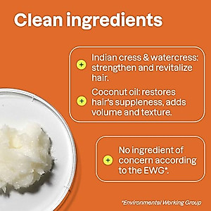 ATTITUDE Amplifying Shampoo for Curly Hair with Coconut Oil, EWG Verified, Vegan and Naturally Derived Ingredients, 2a, 2b, 2c Curl Type, Gives body to Curls, 16 Fl Oz