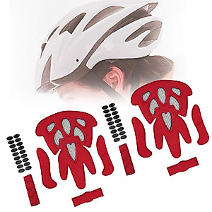 SUNGOOYUE VGEBY Helmet Lining, 2 Set Universal Helmet Pads Replacement Sponge Padding Kit for Bicycle Electric Car