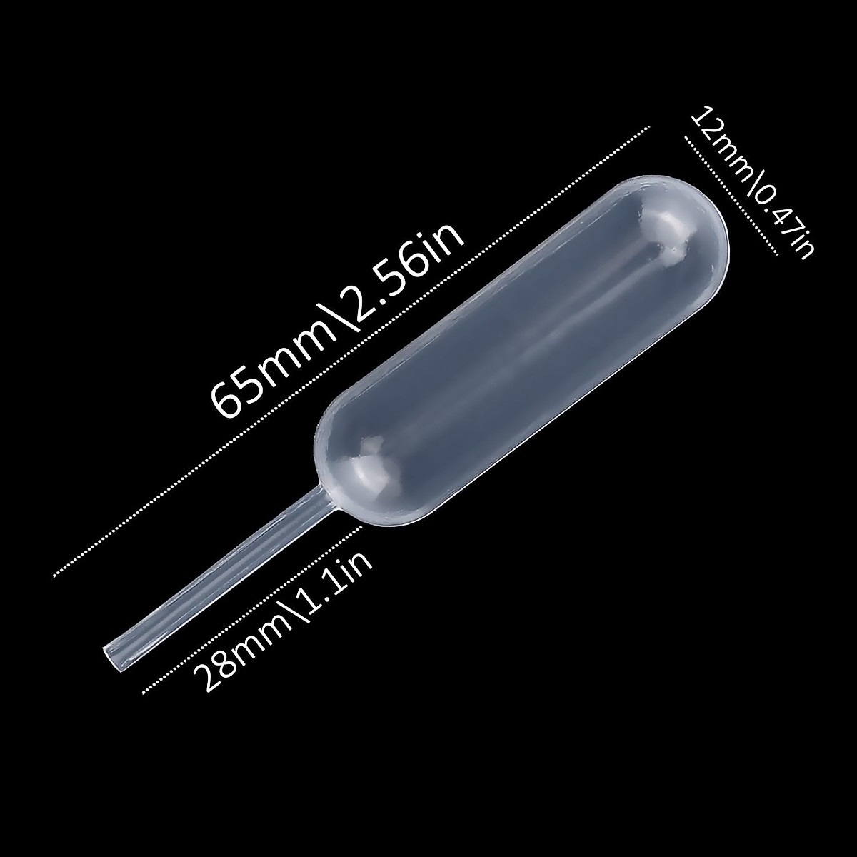 Augshy Plastic Pipettes, 200pcs 4ml Cupcakes Pipettes Squeeze Transfer Pipettes Strawberry Pipettes Suitable for Chocolate, Cupcakes, Strawberries, Mini Cakes