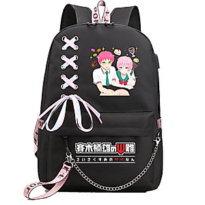 ISaikoy Anime The Disastrous Life Of Saiki K Backpack Shoulder Bag Bookbag School Bag 11
