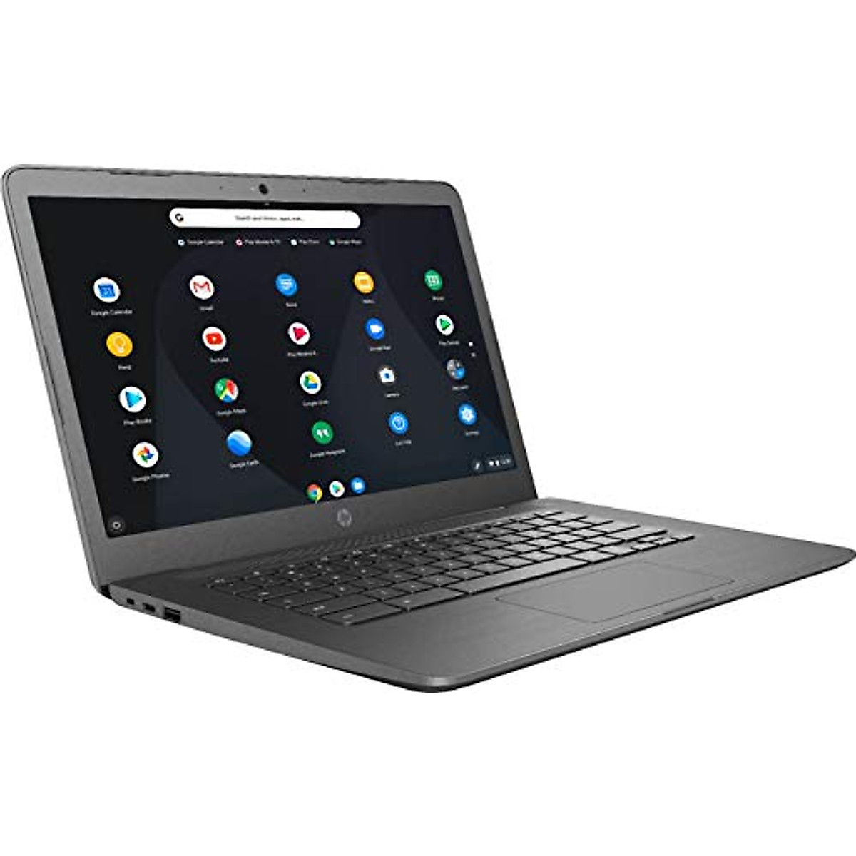 HP Chromebook 14 Inch Touchscreen Laptop, Intel Celeron N3350 up to 2.4 GHz, 4GB RAM, 32GB eMMC, WiFi, Webcam, USB Type C, Chrome OS + TiTac Accessory (Zoom or Google Classroom Compatible)