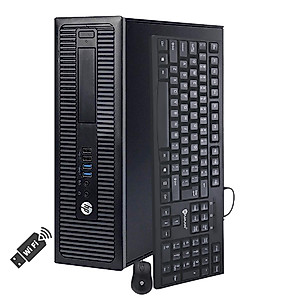 HP ProDesk 600 G1 SFF Computer High Performance Desktop PC with GeForce GT 1030 (Intel i5 4th Gen Processor 3.20 GHz, 8GB RAM, 512GB SSD, WiFi, Windows 10 Pro(64-bit), Keyboard & Mouse)(Renewed)