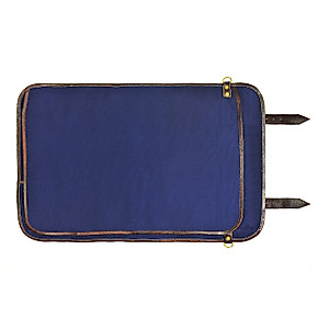 Boldric 9 Pocket Canvas Knife Bag - Professional Chef Tool Roll Bag With Shoulder Strap