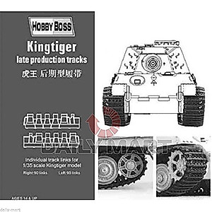 HobbyBoss 1/35 81002 King Tiger Late Production Tracks Model Kit Hobby Boss /item# R6SG5EB-48Q8853