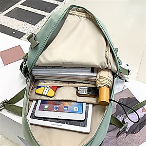 MAEHARRT Kawaii Backpack with Kawaii Pin and Accessories Kawaii Backpack for School Aesthetic Backpack Girls Backpacks Back to School Backpacks Cute Backpack