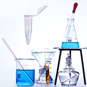 UoYu Microcentrifuge Tube with Snap Cap (1.5ml/50pcs)