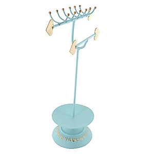 Ikee Design Metal Arrows Necklace Tree Stand Jewelry Storage Store Display for Necklace, Bracelet, Earrings, Ring