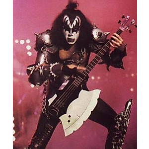 Mini Ax Bass Guitar For KISS GENE SIMMONS Display GIFT