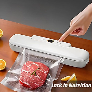 Luontgom Vacuum Sealer Bags, 150 Pack 3 Sizes Precut Bags 6"X10" 8"X12" 10"X14" Vacuum Seal Bags for Food Saver, Vacuum Food Storage Bags for Sous Vide Freezer Vac Storage Meal Prep