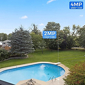 [1TB HDD,4MP Spotlight] Hiseeu Solar Battery Powered Wireless Security Camera System,100% Wire-Free,10CH HD 4K NVR,Night Vision, 2-Way Audio, PIR,Motion Record, Outdoor Home Surveillance