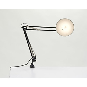 Studio Designs Swing Arm Lamp with 13-watt CFL Bulb, Black