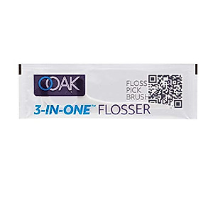 Ooak 3-in-one Flosser, 2 Packs of 30pc - White