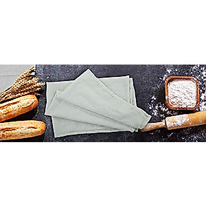 Royale Linens Flour Sack Dish Towels - 28" X 28" Kitchen Towel - Super Absorbent White Flour Sack -100% Ring Spun Cotton -Tea Towels - For Embroidery, Cloth Diapers, Cheese Strainers -(12 Pack, White)