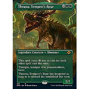 Magic: the Gathering - Thrasta, Tempest's Roar (318) - Borderless - Modern Horizons 2