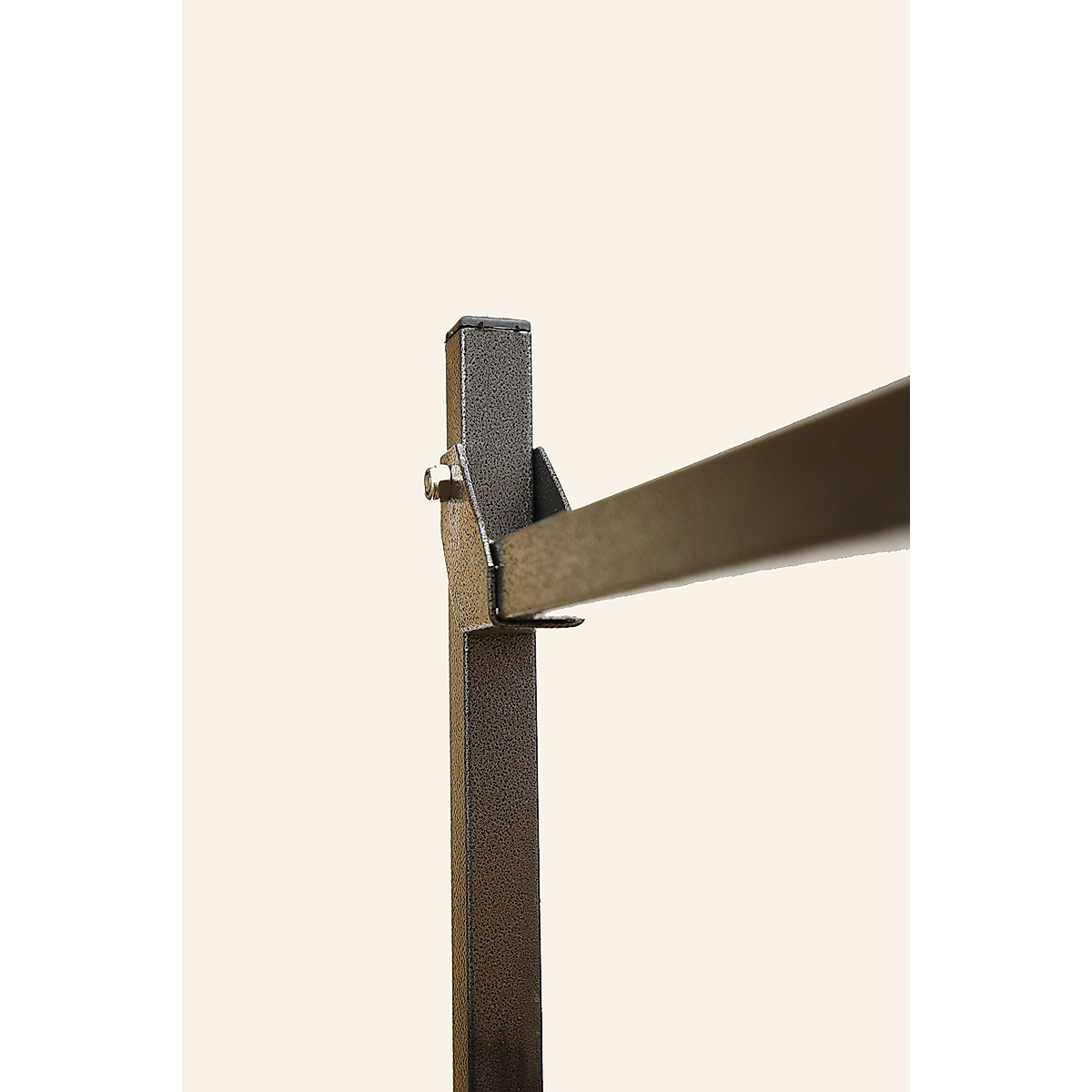 Coin Laundry Cart, CART&SUPPLY [Heavy Duty] [Rolling Cart] 2.5-Bu. Laundry Cart Pole Rack Charcoal Gray (Double Pole Rack/Charcoal Gray)