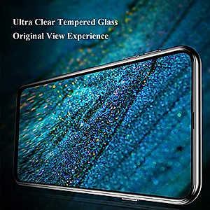 JOLOJO Compatible for Galaxy S21 Plus (6.7") Screen Protector Tempered Glass with Fingerprint Unlock [9H Hardness] Support Full Coverage HD Screen Glass Film for Samsung Galaxy S21+ 5G- Black